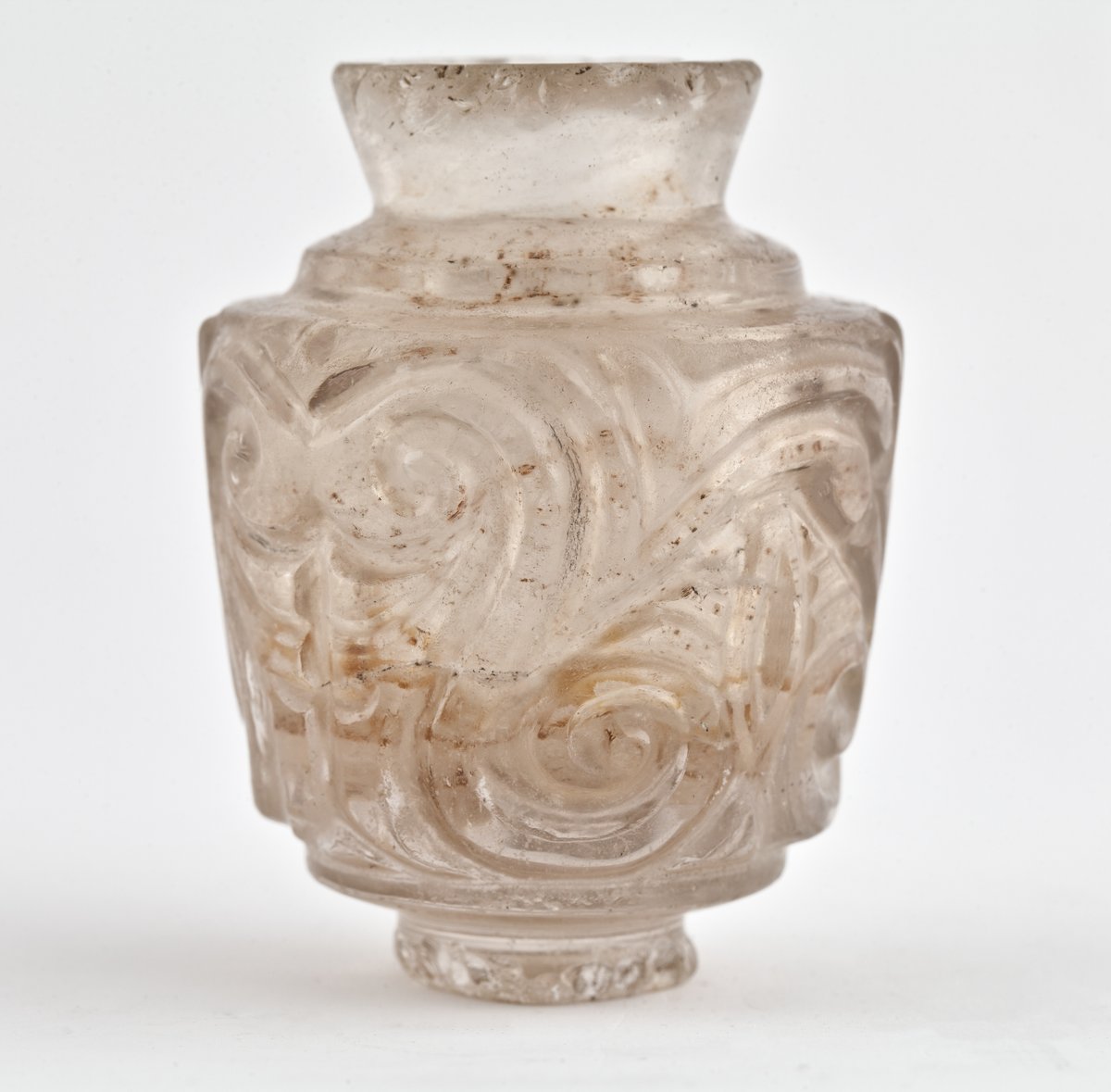 Carved Rock Crystal Flask - Qatar Museums