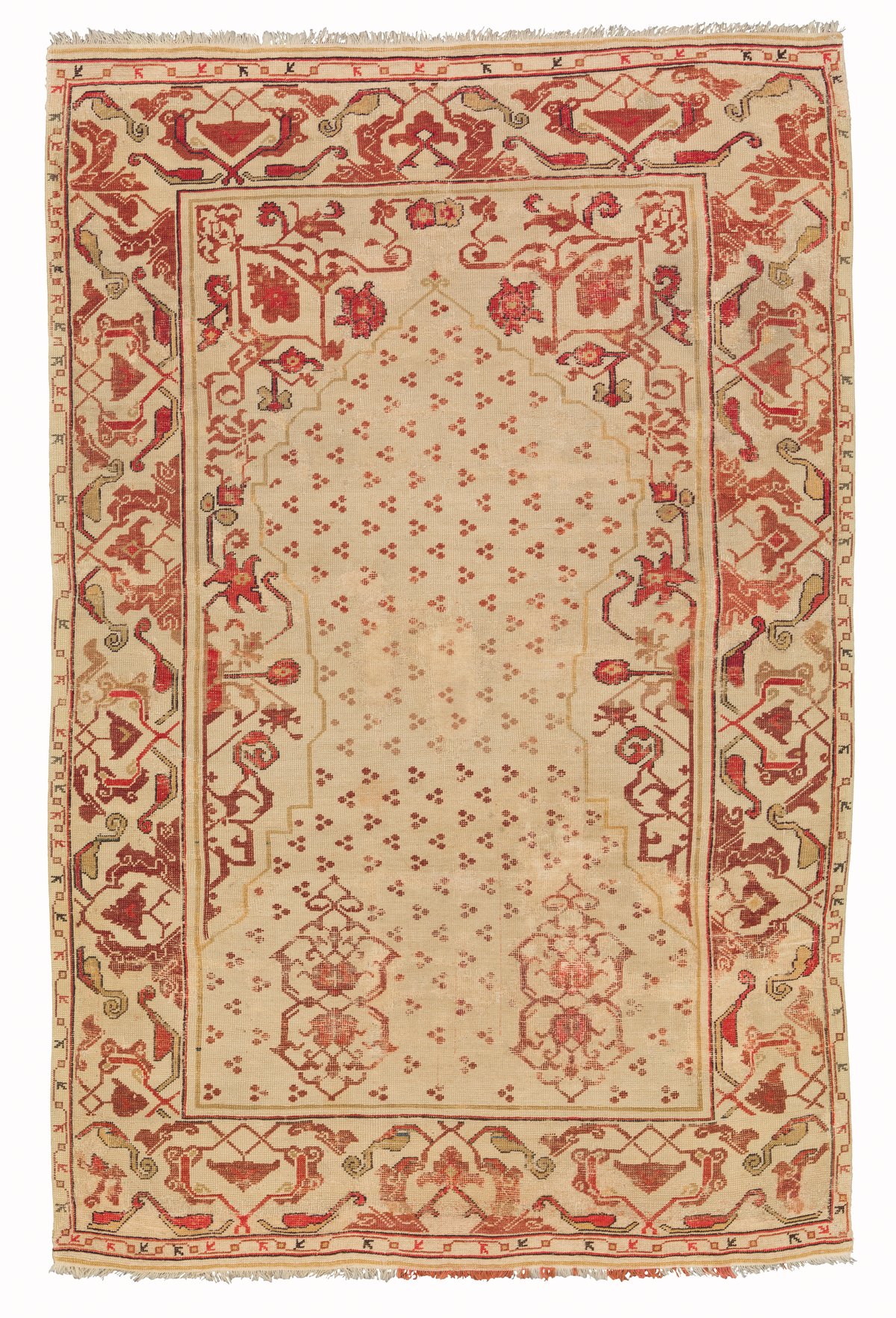 Pile-Woven Wool Prayer Rug - Qatar Museums