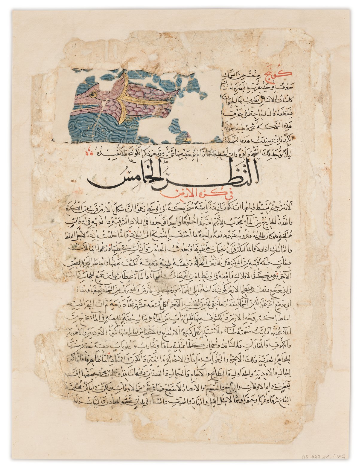 Folio from Aja'ib al-Makhluqat wa Ghara'ib al-Mawjudat (The Wonders of ...