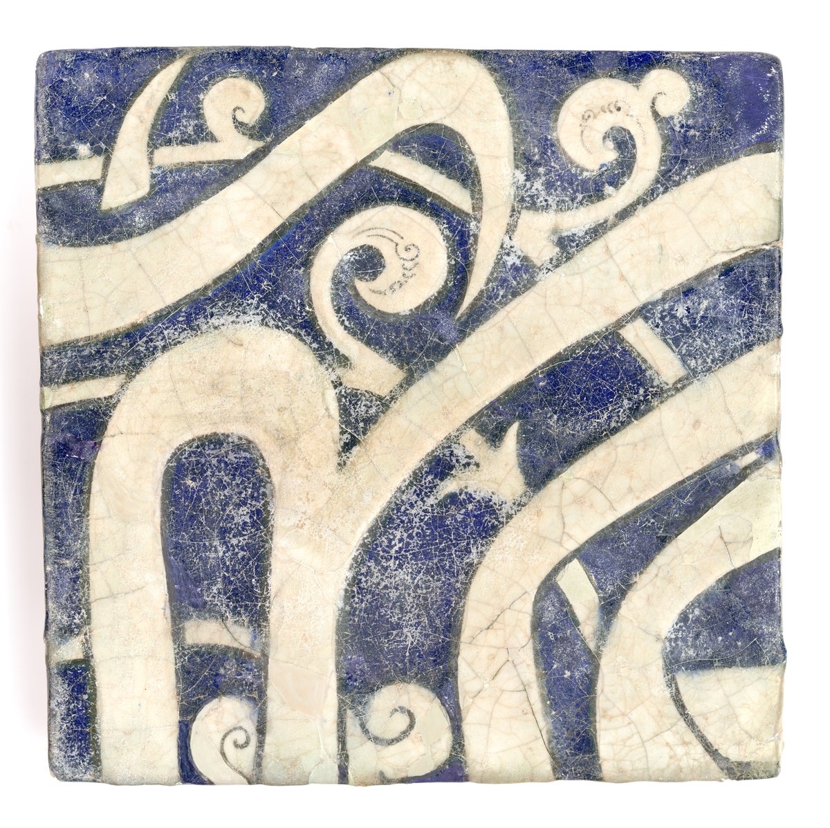 Mould-made calligraphic tile - Qatar Museums