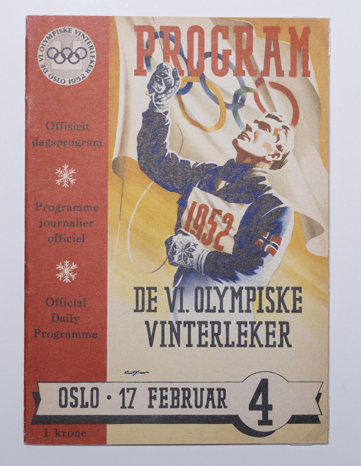 Oslo 1952 Winter Olympics Programme - Qatar Museums