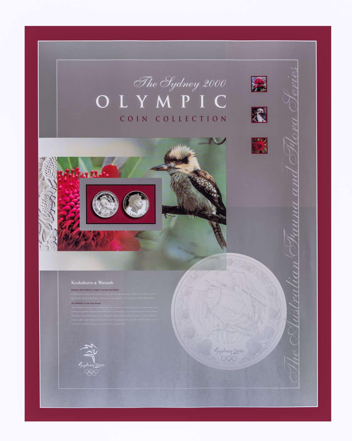 Sydney 2000 Olympic Coin Collection Poster - Qatar Museums