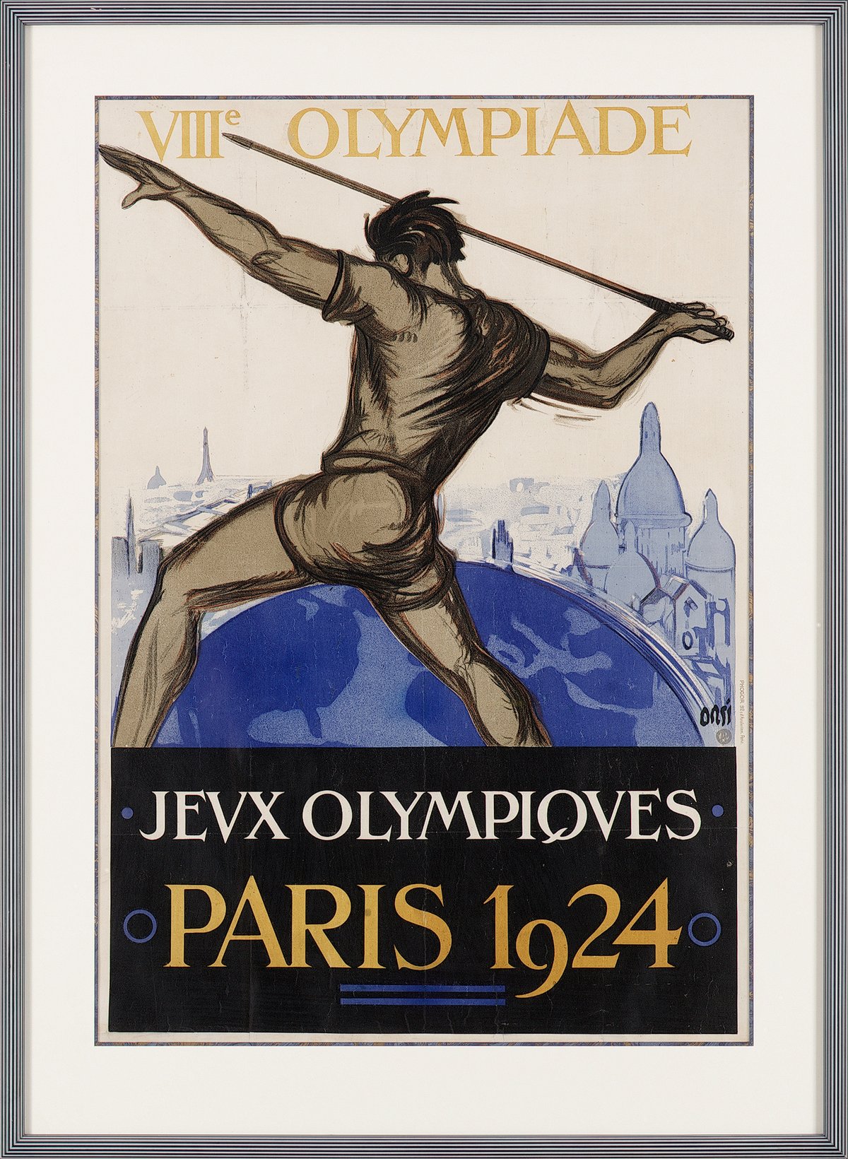Paris 1924 Olympic Poster - Qatar Museums